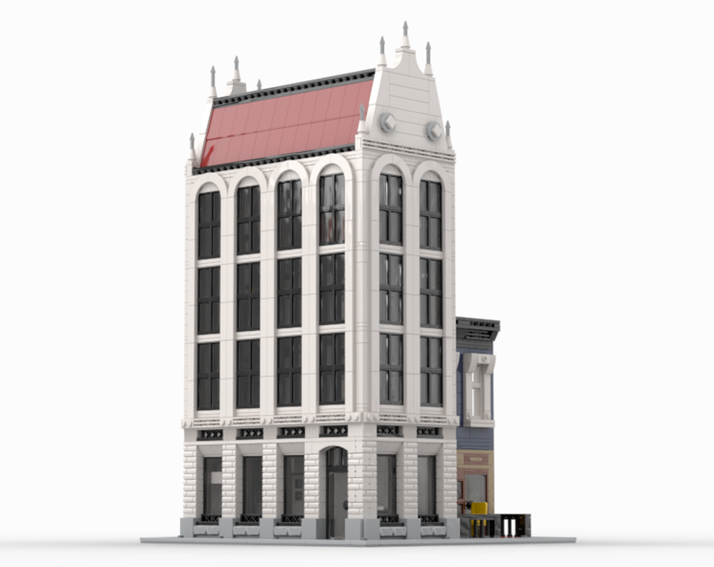 LEGO MOC Old office building by ZealotLego | Rebrickable - Build with LEGO