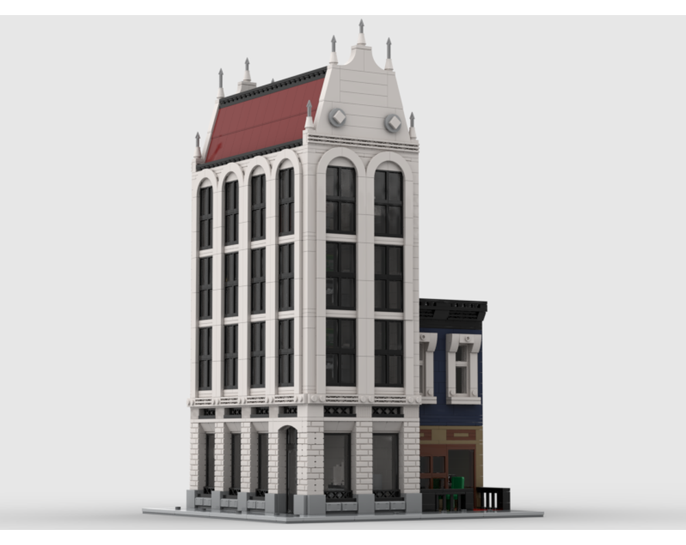 LEGO MOC-229690 Old office building by ZealotLego | Rebrickable - Build ...