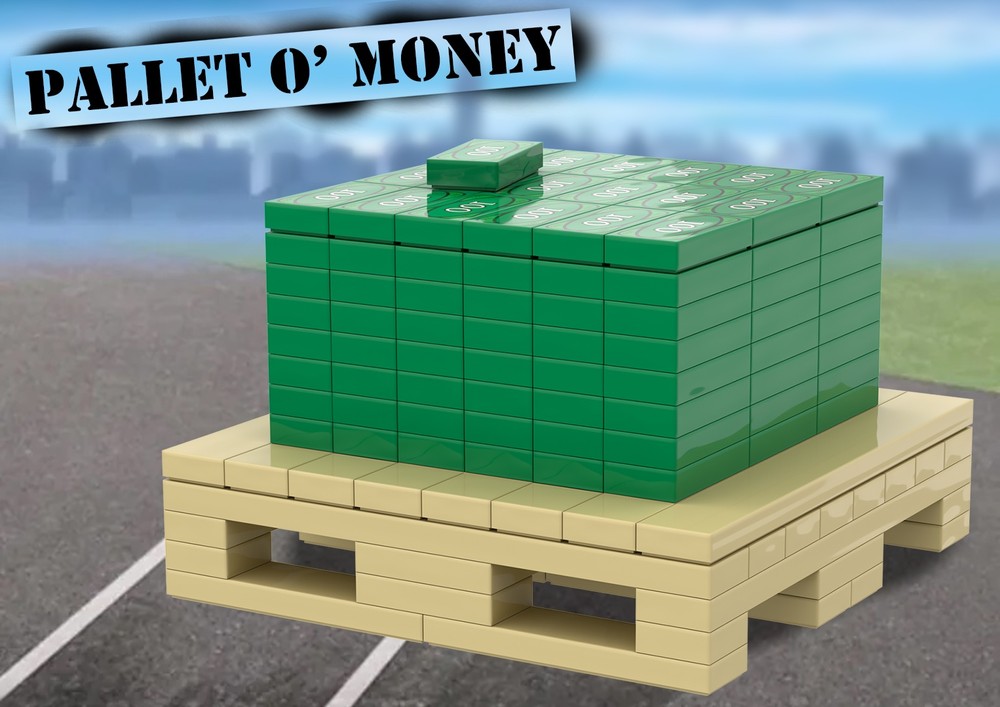 LEGO MOC Pallet O’ Money by Pfundjj | Rebrickable - Build with LEGO