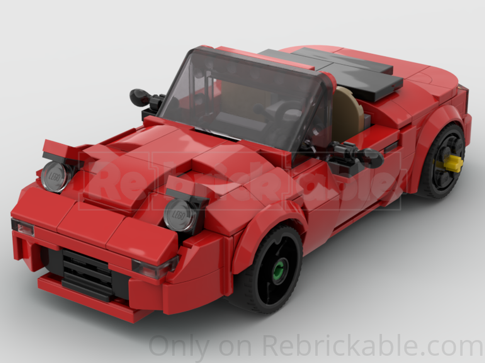LEGO MOC Mazda Miata 1990 by needsomeoat | Rebrickable - Build with LEGO