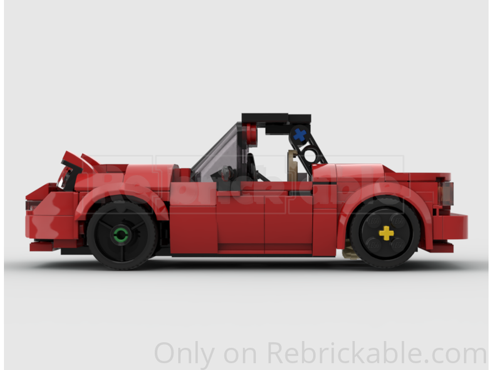 LEGO MOC Mazda Miata 1990 by needsomeoat | Rebrickable - Build with LEGO