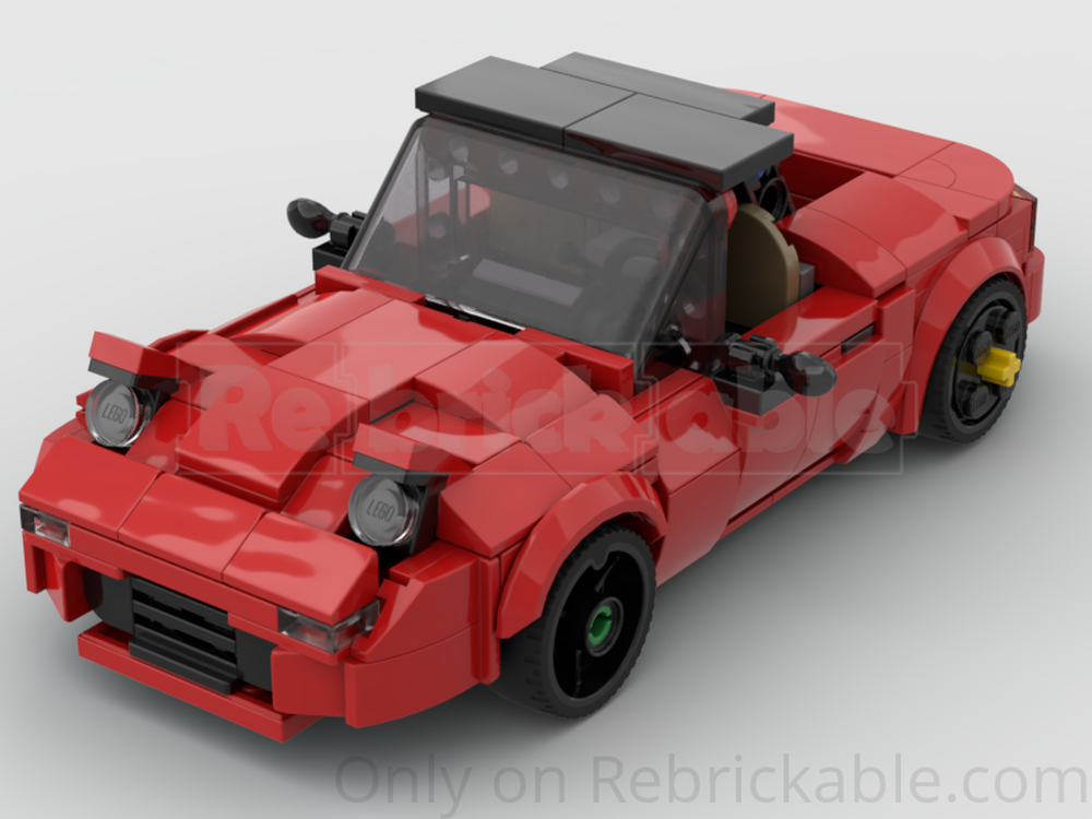 LEGO MOC Mazda Miata 1990 by needsomeoat | Rebrickable - Build with LEGO