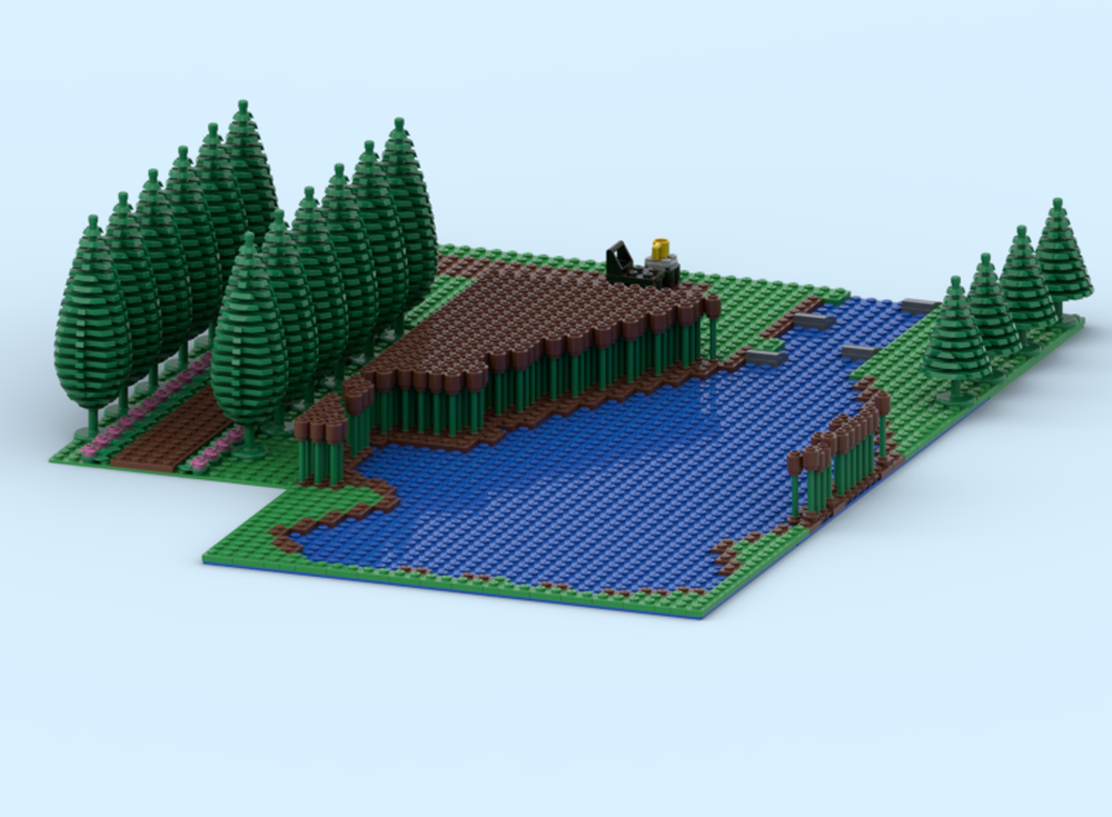 LEGO MOC-229730 Lake by WILD_BLUEY | Rebrickable - Build with LEGO