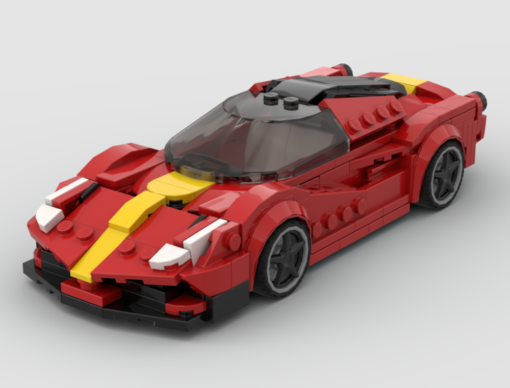 LEGO MOC Ferr*ri LaFerr*ri Lego MOC supercar hypercar speed champions ...