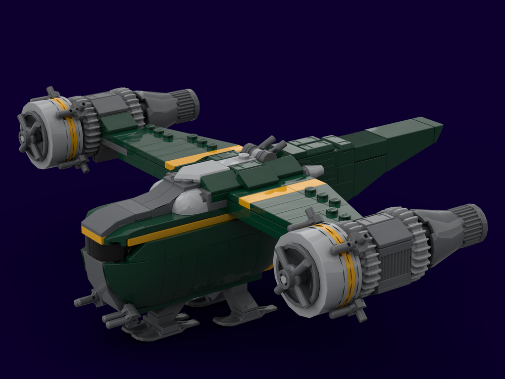 LEGO MOC Bounty Hunter Collection – Razor Crest, Slave 1, SS-54 Gunship ...