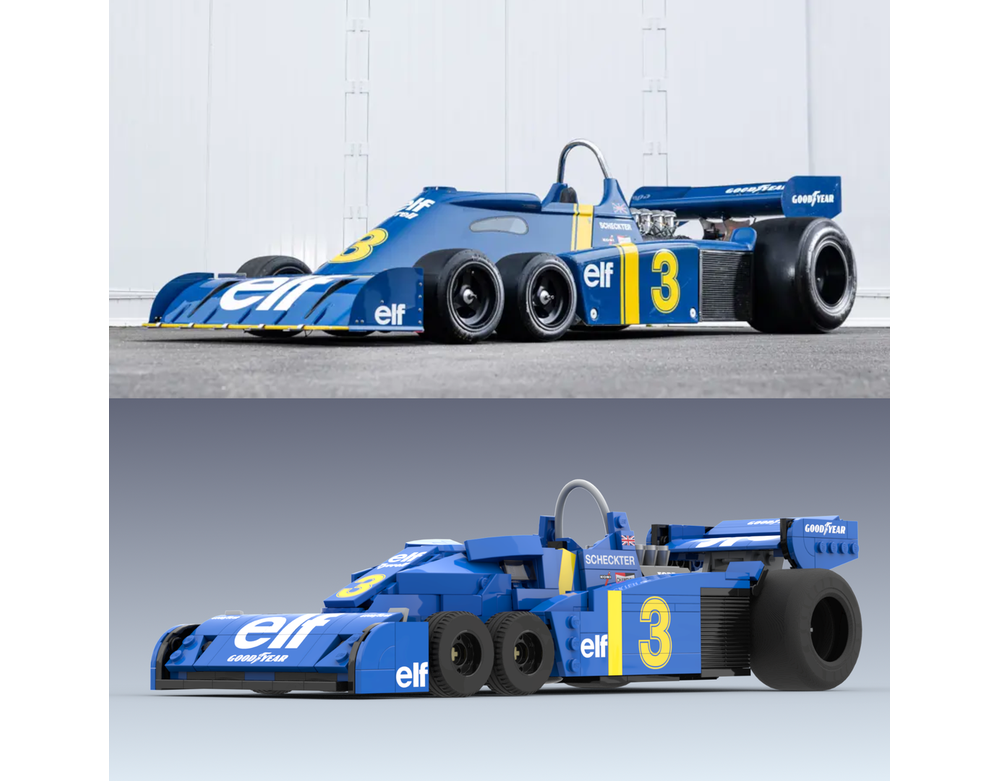 LEGO MOC Tyrrell P34 1976 - working V8 by bentobrick | Rebrickable ...