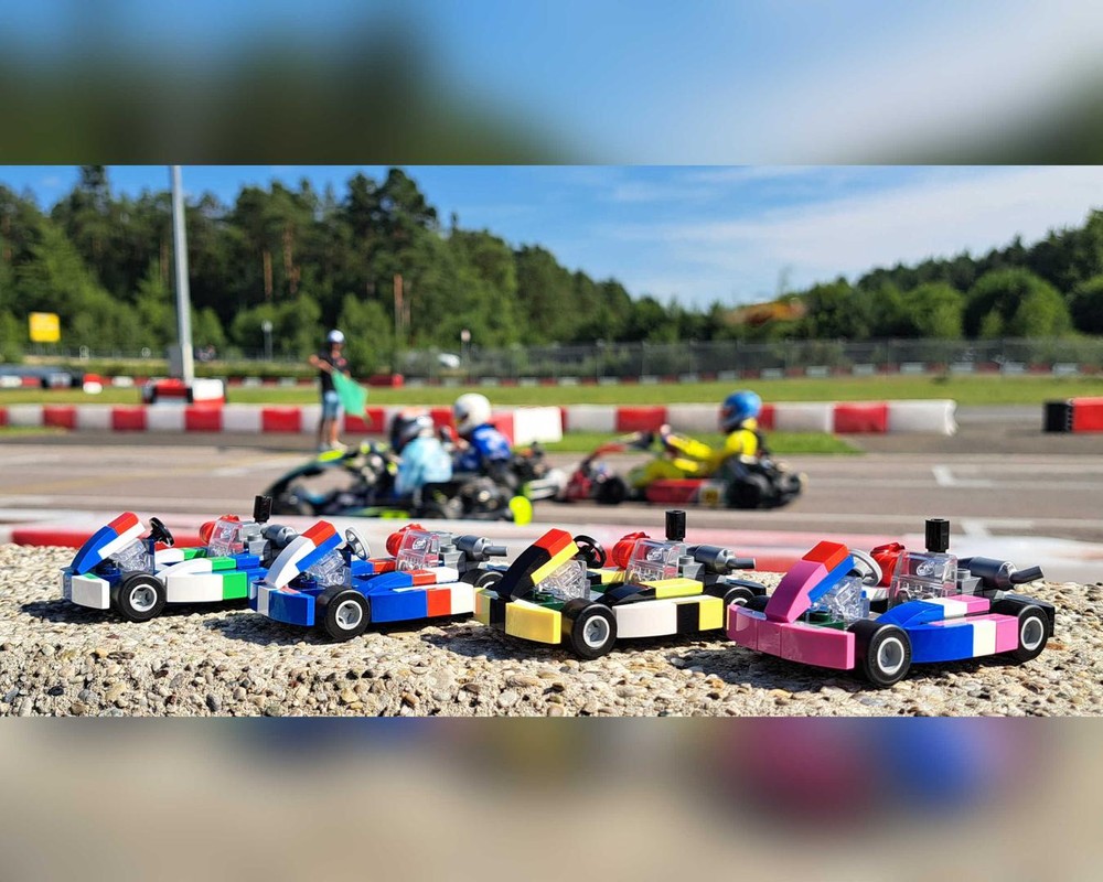 Lego Moc Go Karts By Axsbricks Rebrickable Build With Lego