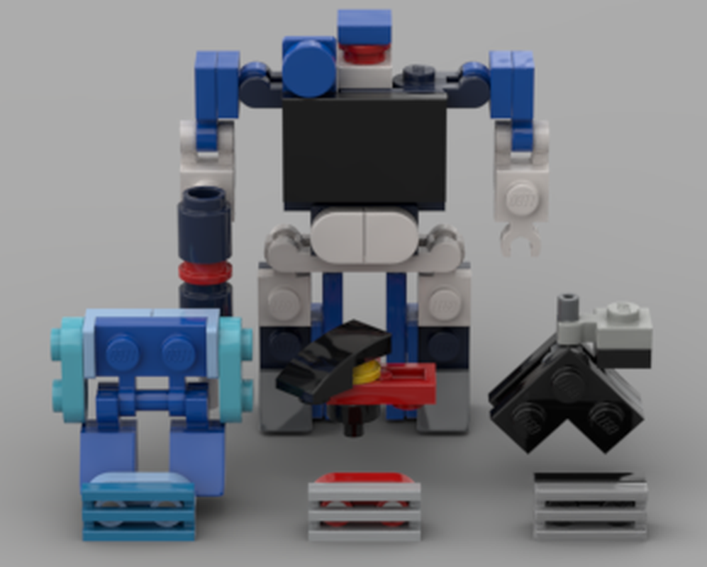 LEGO MOC transformers mini soundwave by PikachuPrime36 | Rebrickable ...