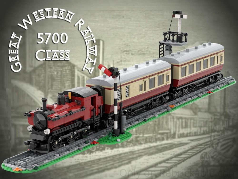 LEGO MOC-229762 GWR 5700 Class Diorama by Mikey_Brickalloti ...