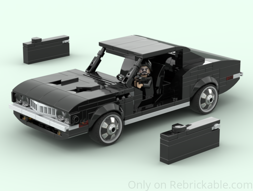 LEGO MOC 1971 Plymouth Cuda (Movie car from John Wick 4) by ac-bricks | Rebrickable - Build with ...