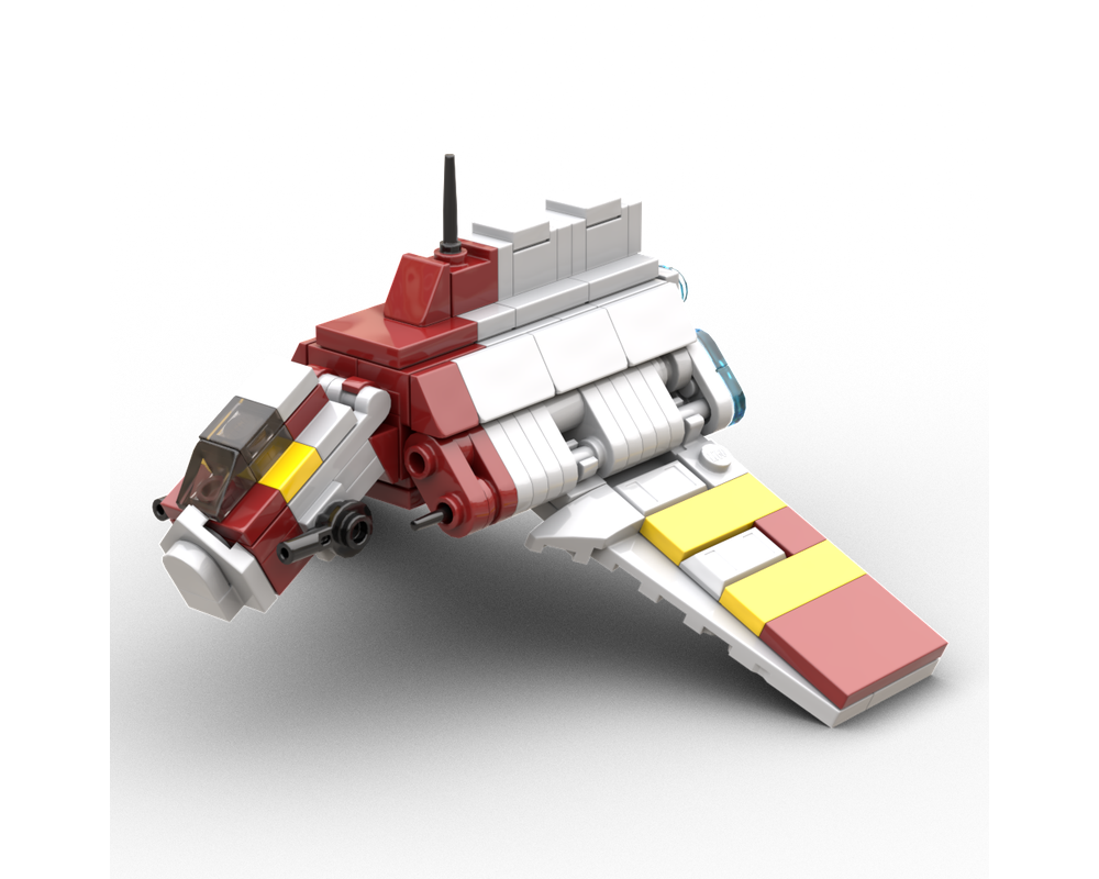 LEGO MOC Nu/Rho Shuttle by MendolorianMocs | Rebrickable - Build with LEGO