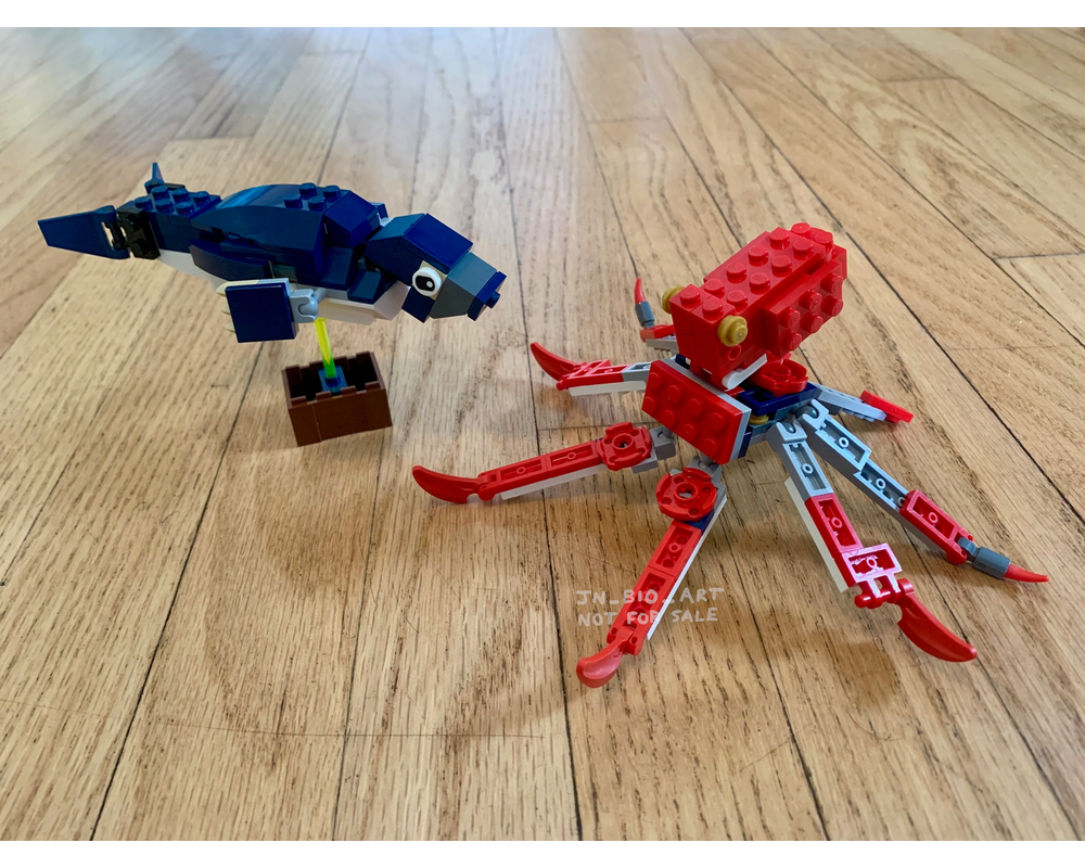 LEGO MOC Harbor Seal and Giant Octopus - 31088 Deep Sea Creatures alt ...