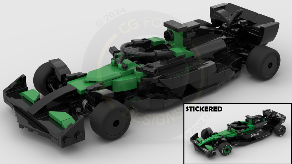 LEGO MOC F1 Kick Sauber C45 by CGForceDesigns | Rebrickable - Build ...