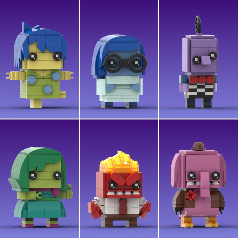 LEGO MOC Inside Out Brickheadz Bundle by DrBrickheadz | Rebrickable ...