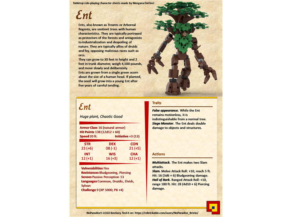 LEGO MOC-229817 Forest creatures - Fantasy Bestiary by NoParadise ...