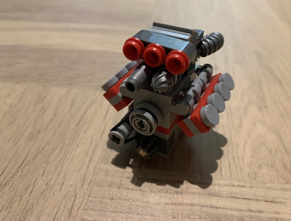 LEGO MOC V8 supercharged engine by Eggan2k | Rebrickable - Build with LEGO
