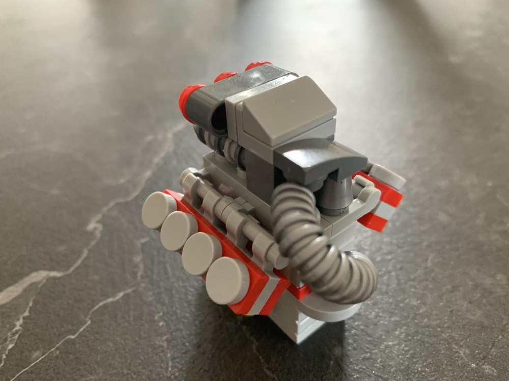 LEGO MOC V8 supercharged engine by Eggan2k | Rebrickable - Build with LEGO