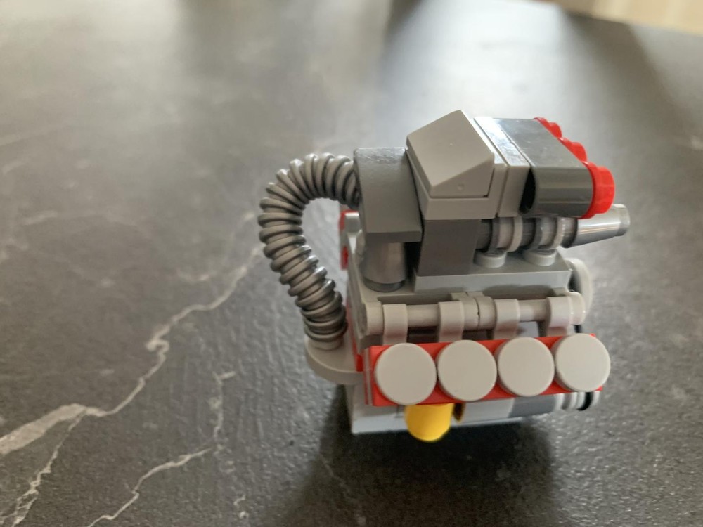 LEGO MOC V8 supercharged engine by Eggan2k | Rebrickable - Build with LEGO