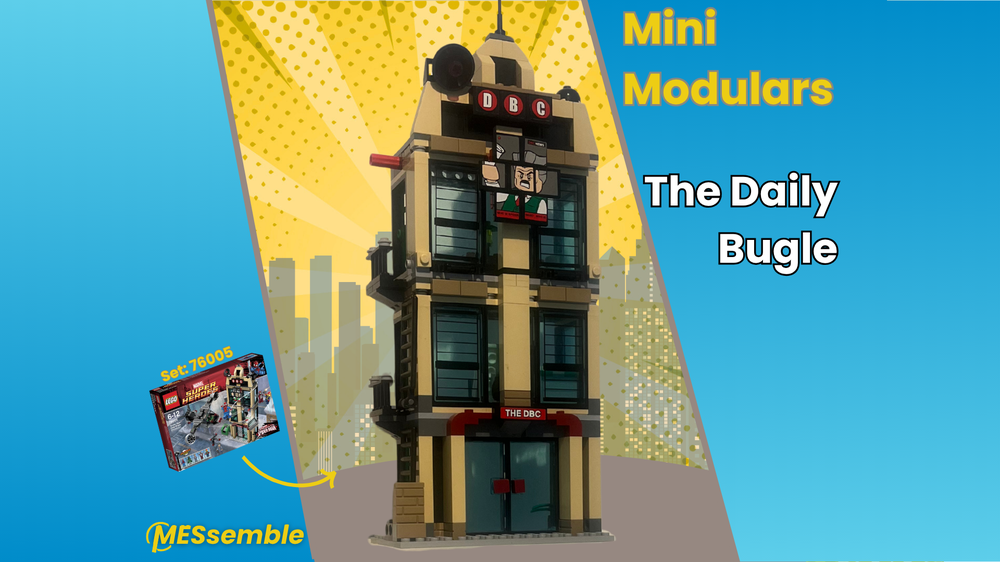 LEGO MOC Daily Bugle - Mini modular by MESsemble | Rebrickable - Build ...