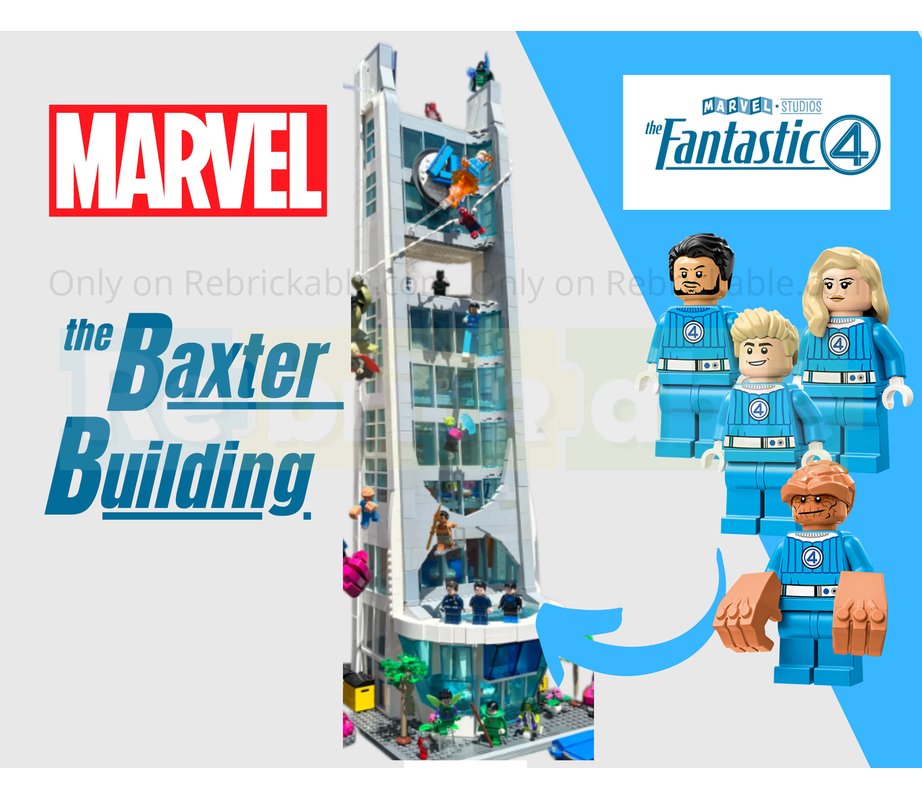 LEGO MOC-229823 FANTASTIC FOUR BAXTER BUILDING TOWER VS GIGANTO! by ...