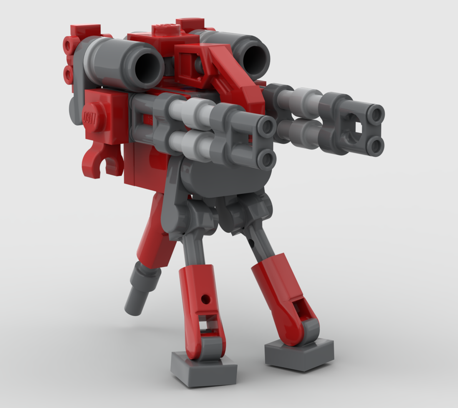 LEGO MOC Turret 02 (the Winston) by Ecto-Factor | Rebrickable - Build ...