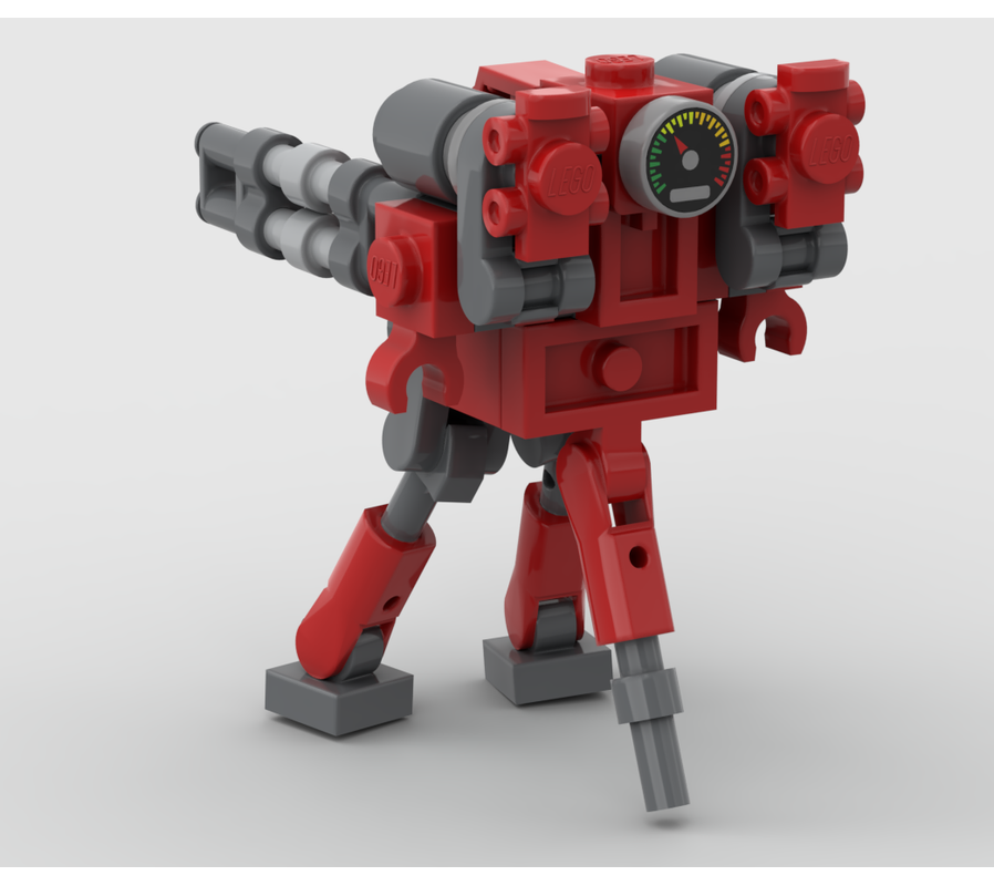 LEGO MOC Turret 02 (the Winston) by Ecto-Factor | Rebrickable - Build ...