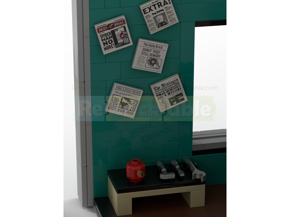 LEGO MOC Peter Parkers Apartment by Panda200407 | Rebrickable - Build ...