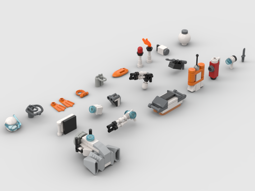 LEGO MOC-229833 Equipment (Subnautica) Part 1 by JJRSABES | Rebrickable ...