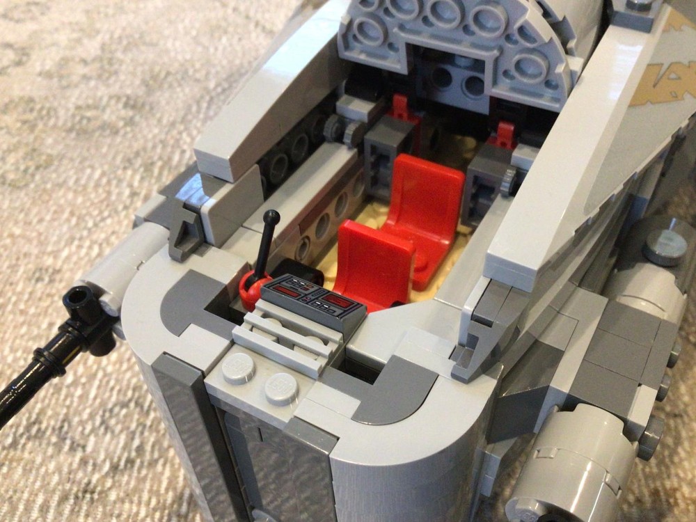 LEGO MOC Razor Crest Lever MOD by DnDBrickinBros | Rebrickable - Build ...