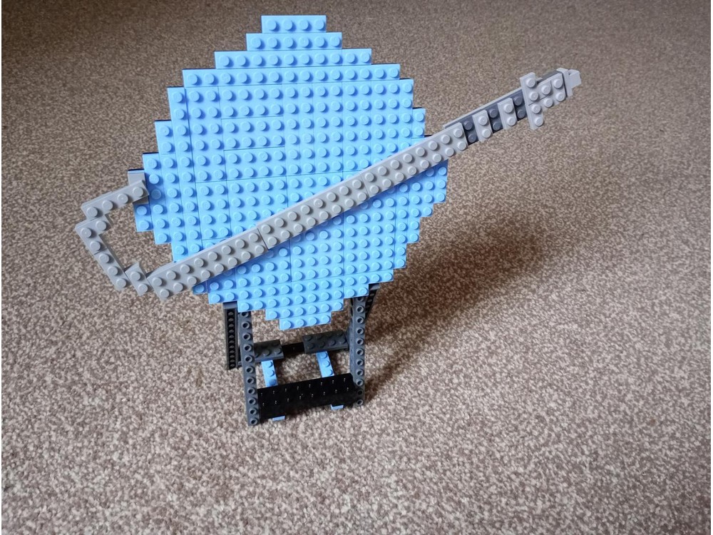 LEGO MOC-229841 Classic Space Logo by faint_range14 | Rebrickable ...