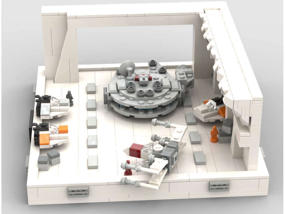 LEGO MOC Echo Base Hanger by Ckinion | Rebrickable - Build with LEGO