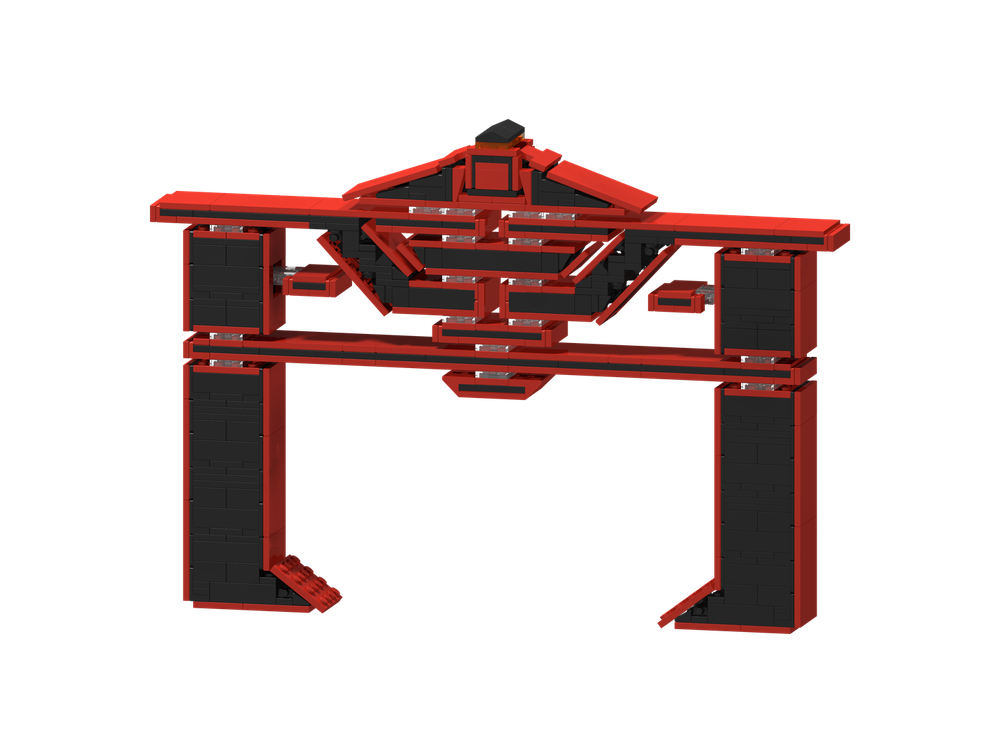 LEGO MOC Tron 82 Recognizer in Red by ekubart | Rebrickable - Build ...