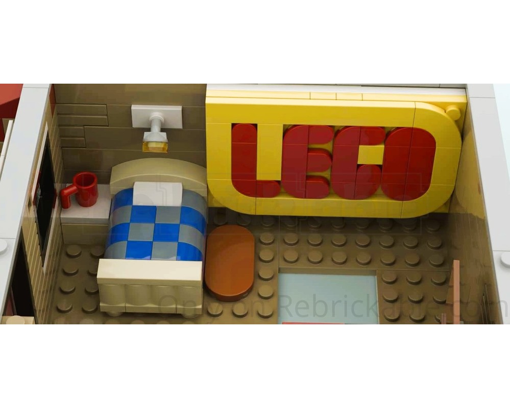 LEGO MOC Corner Fish Shop by Albox82 | Rebrickable - Build with LEGO