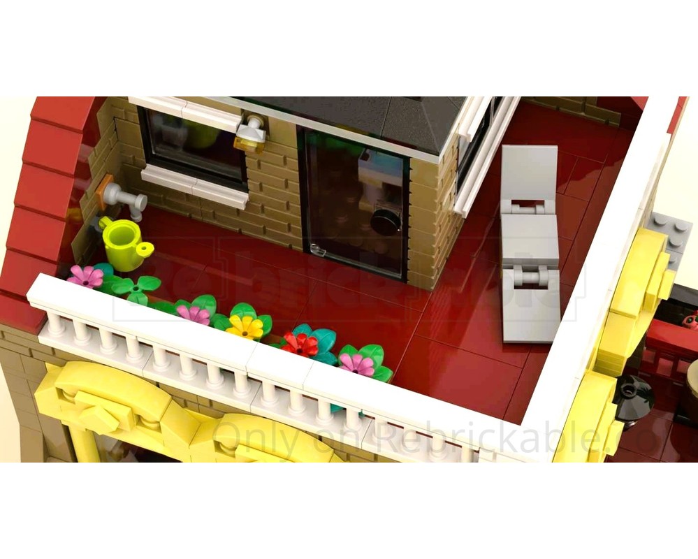 LEGO MOC-229853 Corner Fish Shop by Albox82 | Rebrickable - Build with LEGO