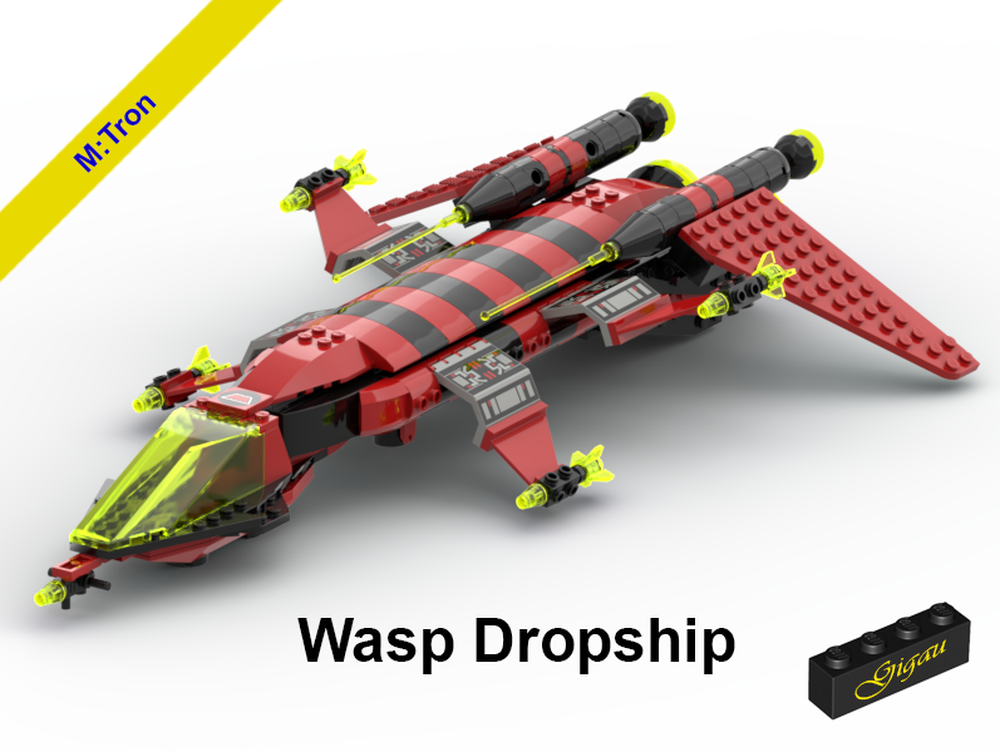LEGO MOC-229859 M:Tron Wasp Dropship by gigau | Rebrickable - Build ...