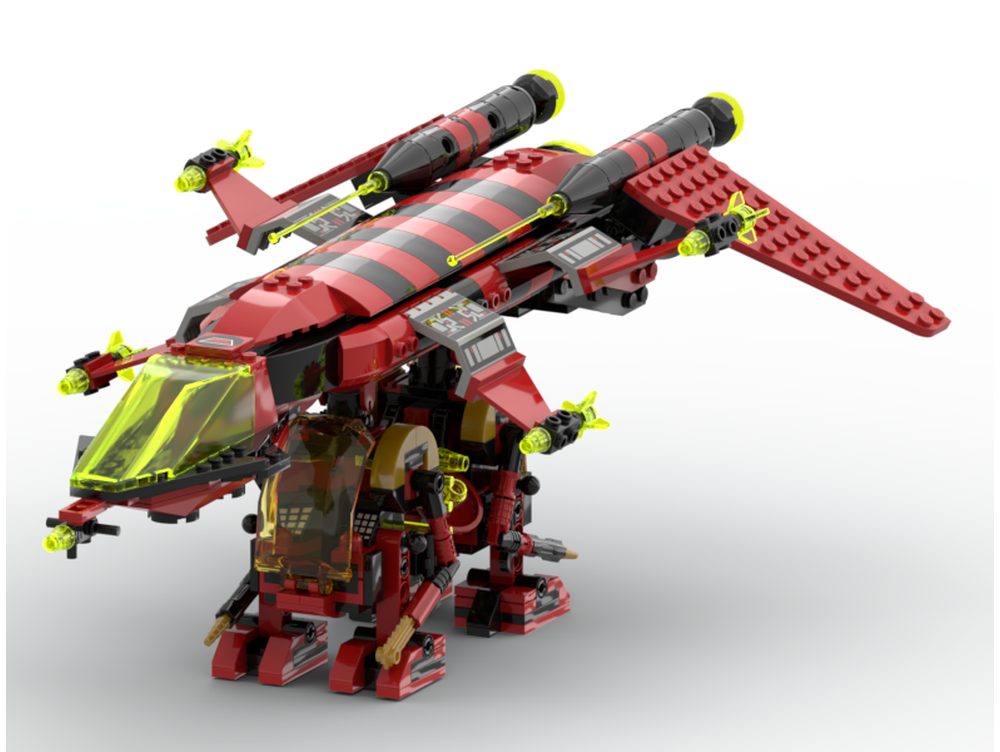 LEGO MOC-229859 M:Tron Wasp Dropship by gigau | Rebrickable - Build ...