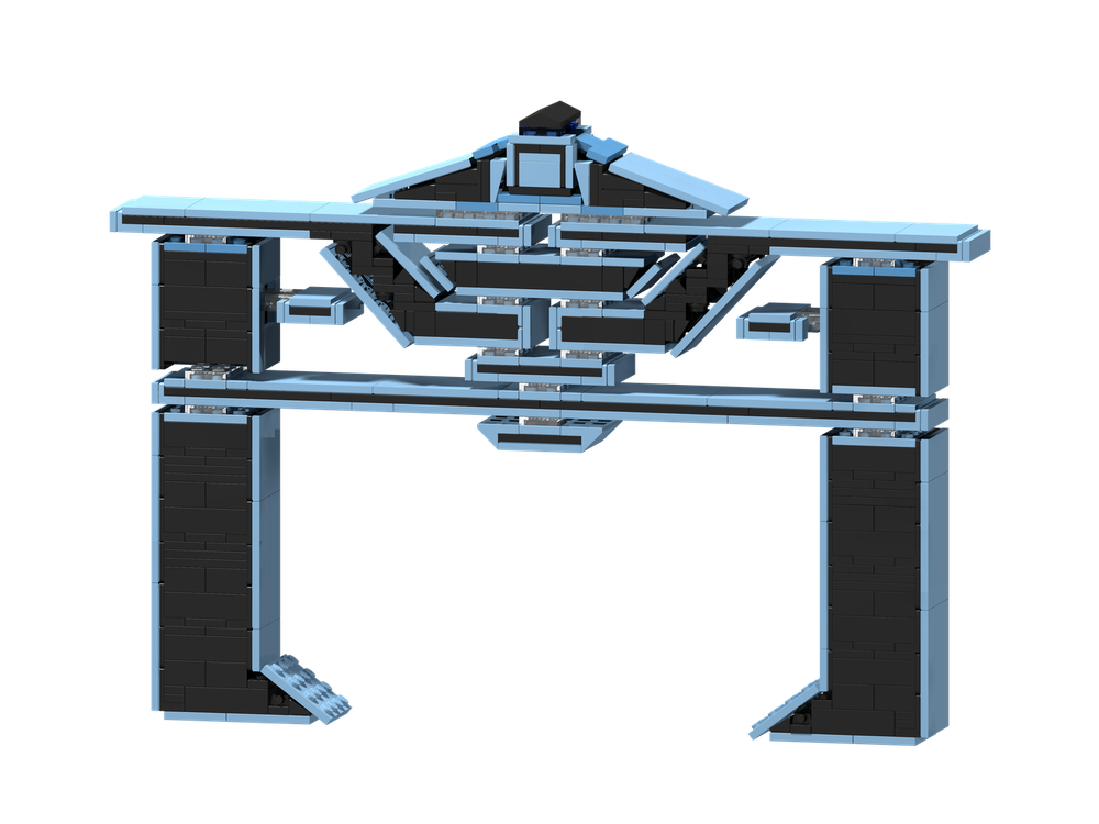 LEGO MOC Tron 82 Recognizer in Blue by ekubart | Rebrickable - Build ...