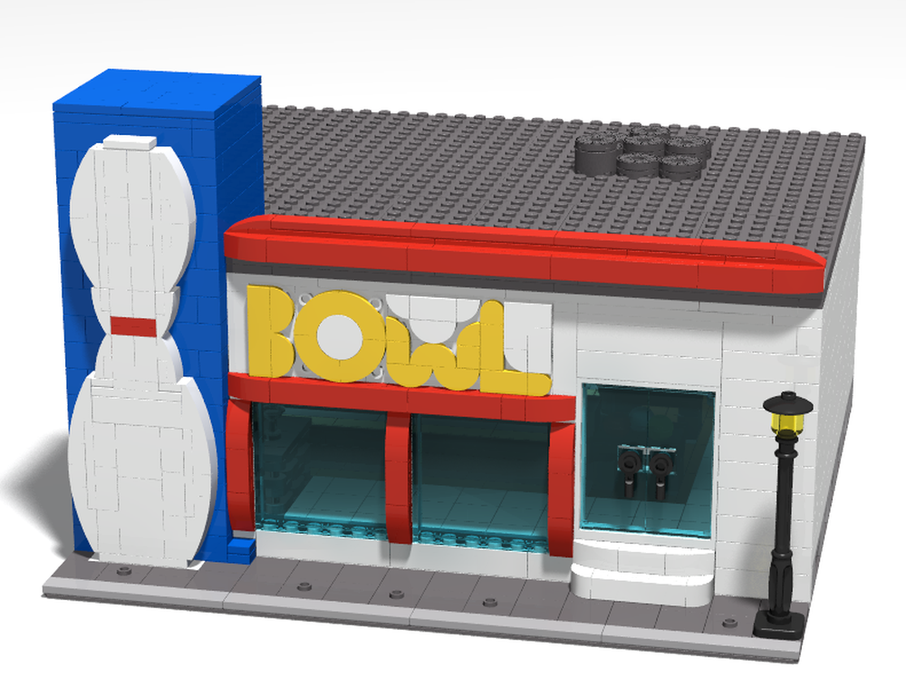LEGO MOC Modern Bowling Alley by howtolego | Rebrickable - Build with LEGO
