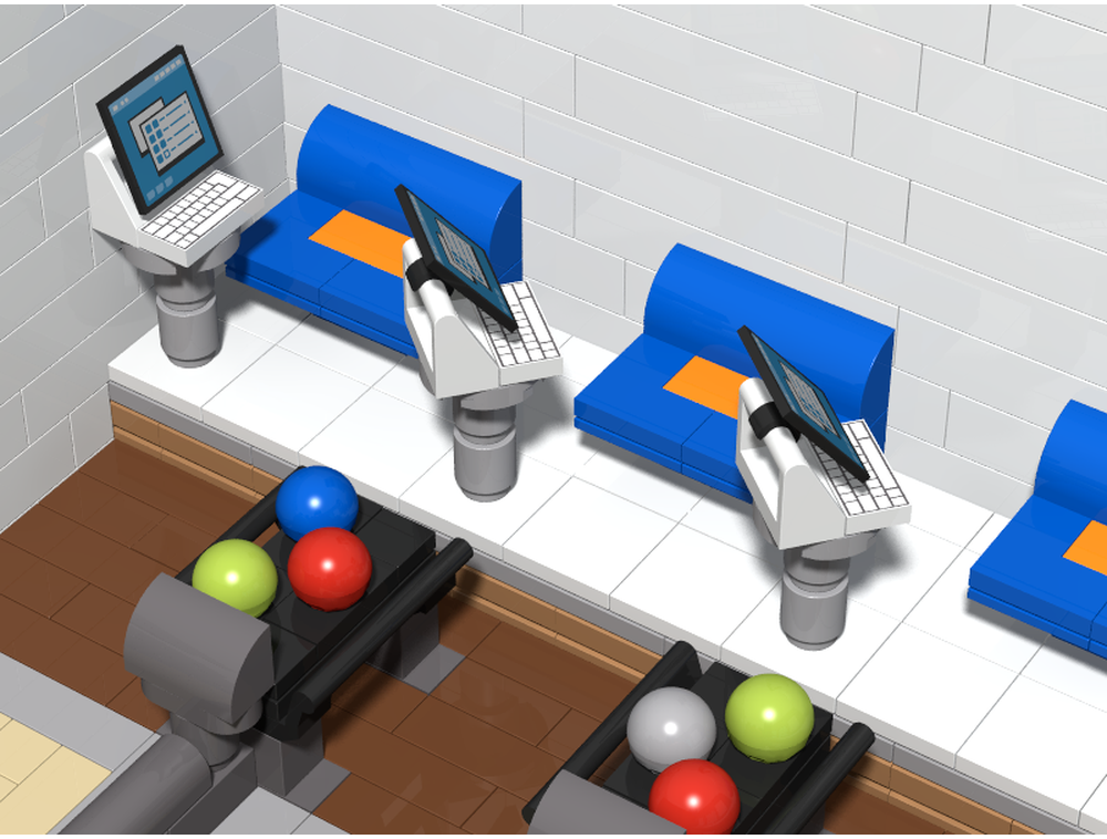 LEGO MOC-229891 Modern Bowling Alley by howtolego | Rebrickable - Build ...
