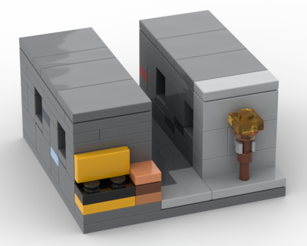 LEGO MOC Cave Plot - Mining by aure bricks | Rebrickable - Build with LEGO