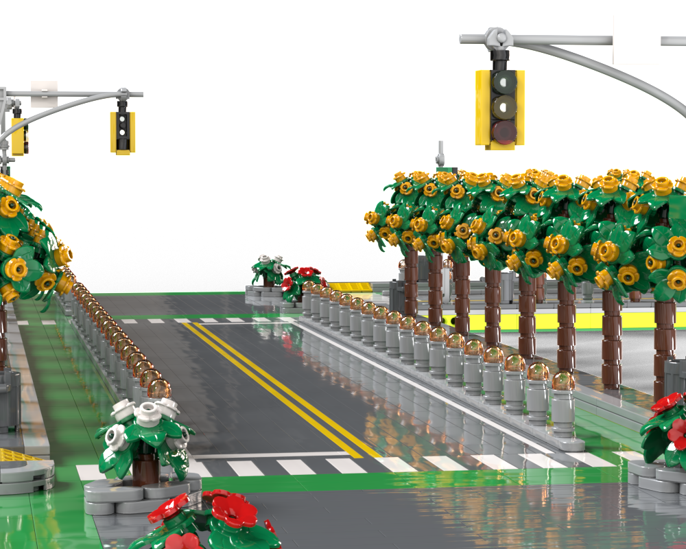 LEGO MOC MILS City Road Plates With Bike Lanes by 603bricks ...