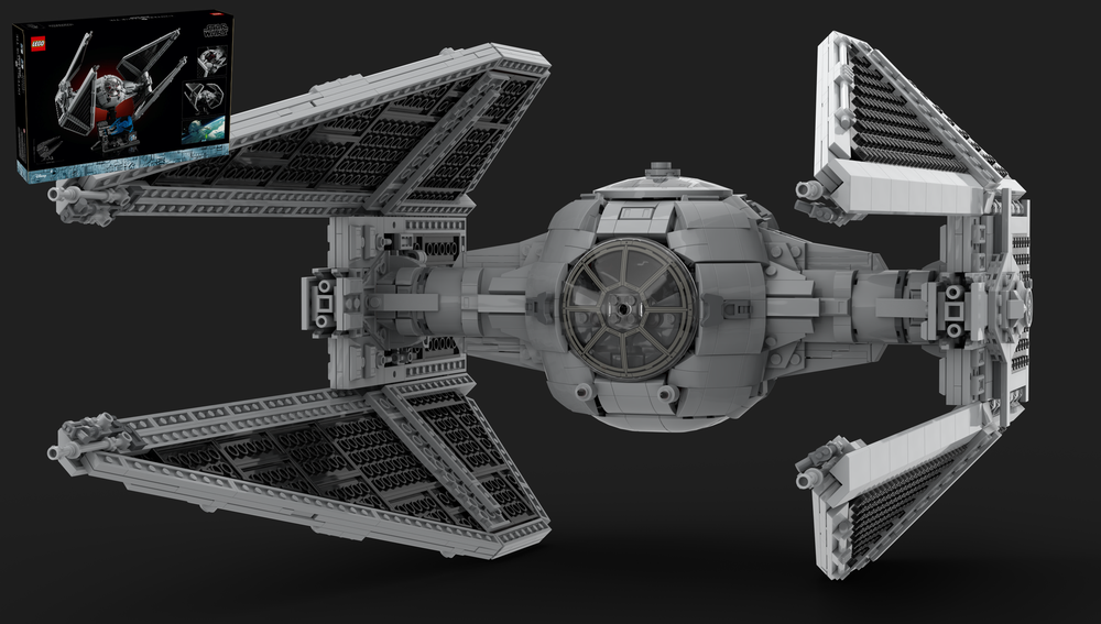 LEGO MOC-229917 UCS Tie Interceptor 75382 - Spherical Cockpit MOD by ...