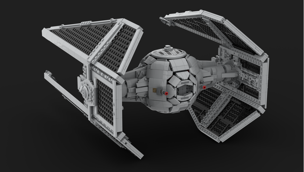 LEGO MOC UCS Tie Interceptor 75382 - Spherical Cockpit MOD by ...