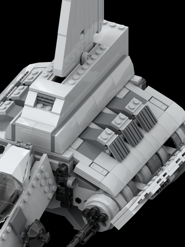 LEGO MOC Imperial Attack Shuttle by rvn0516 | Rebrickable - Build with LEGO