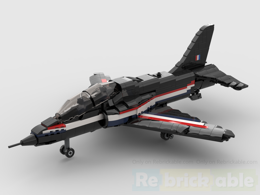 LEGO MOC-229935 BAE Hawk T1 (Black) by Frinke | Rebrickable - Build ...