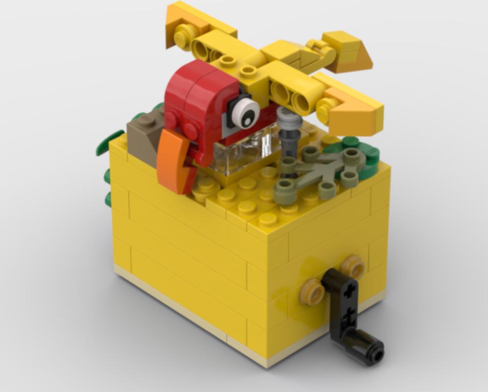 LEGO MOC Flying Bird Kinetic Sculpture by Rovel | Rebrickable - Build ...