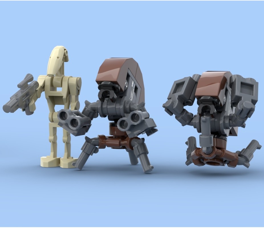 LEGO MOC Playable Droideka (minifigure scale) by IdyllicBricks ...