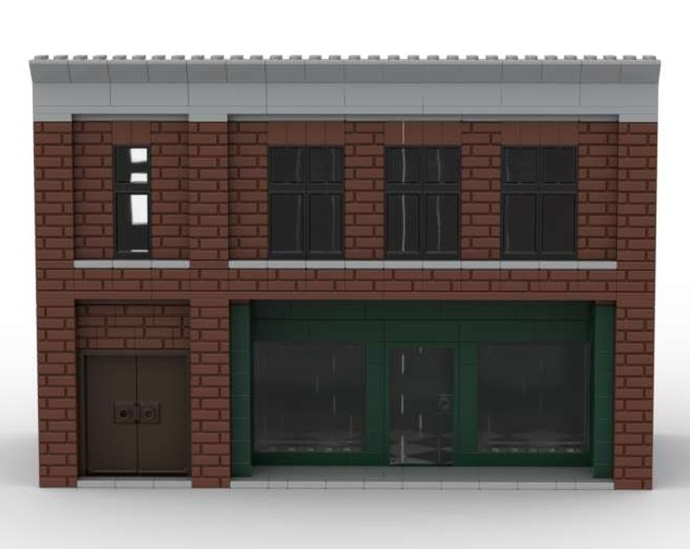 LEGO MOC Modular store with upper office by secondmessybrick ...