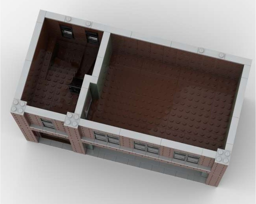LEGO MOC-229998 Modular store with upper office by secondmessybrick ...