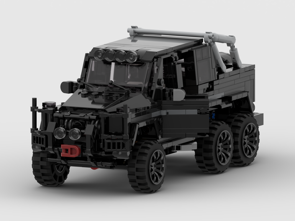 LEGO MOC Mercedes-AMG G 63 6x6 w suspension, bumper beam, and openable ...